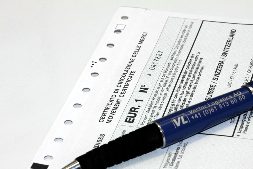 EUR1 für Fahrzeuge - eur1.ch Informationen zu EUR1 bestellen