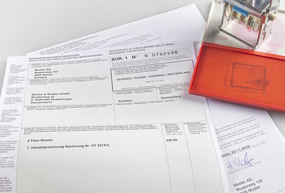 EUR1 - eur1.ch Informationen zu EUR1 bestellen